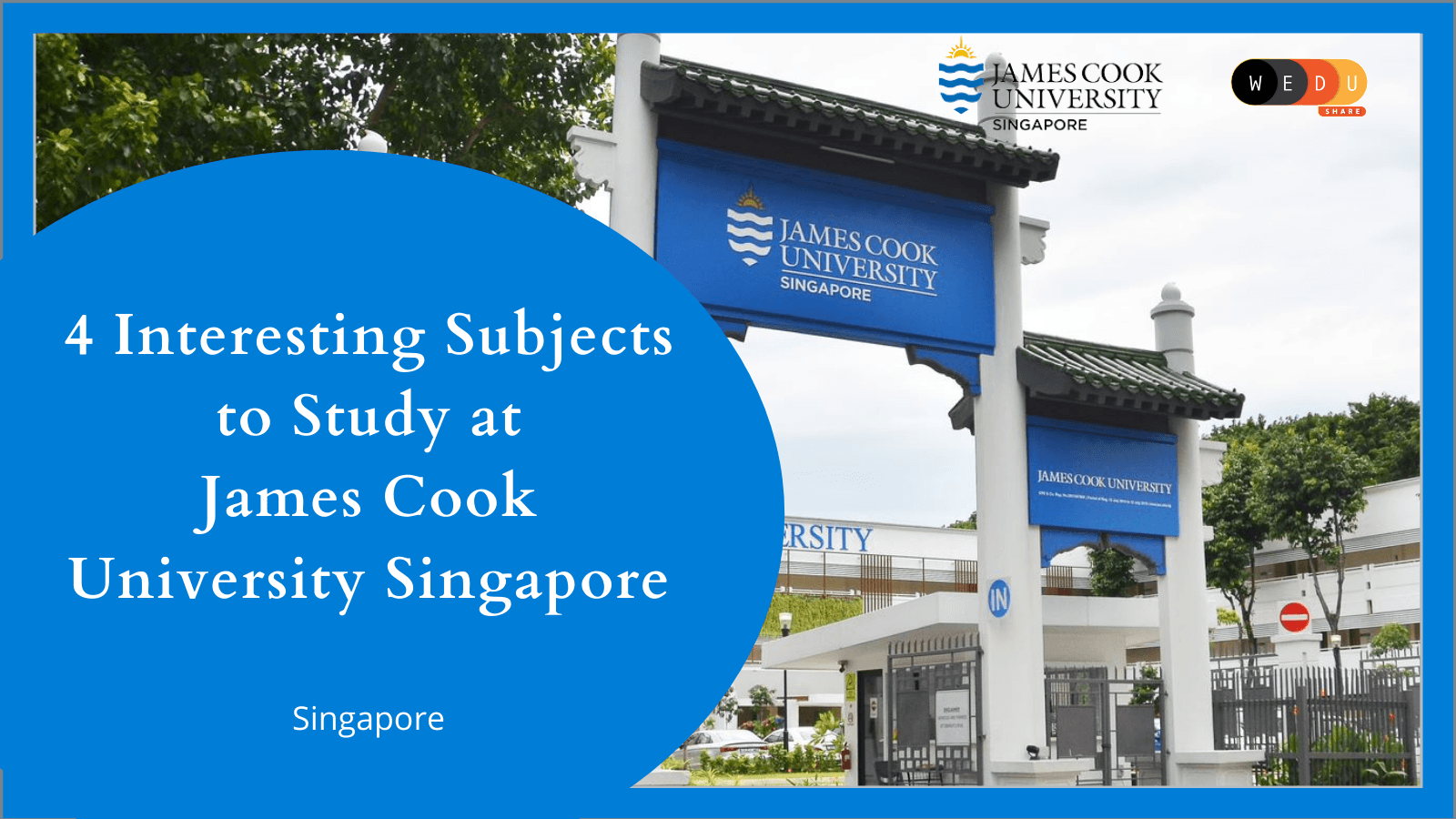 4 Interesting Subjects to Study at James Cook University Singapore ...